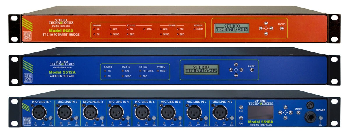 Studio Technologies Latest ST 2110 to Dante Bridge and Related ...
