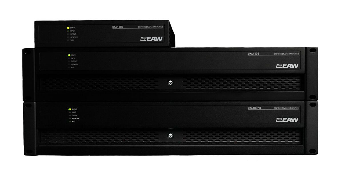 EAW Adds UXA4807D to Fixed Installation Amplifier Line – Digital Media Net