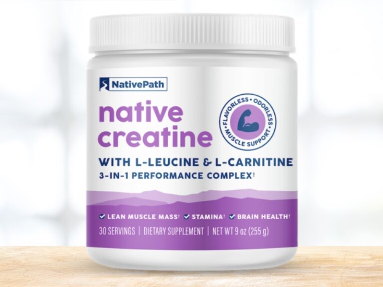 NativePath Native Creatine Combines Creatine Monohydrate, L-Leucine ...